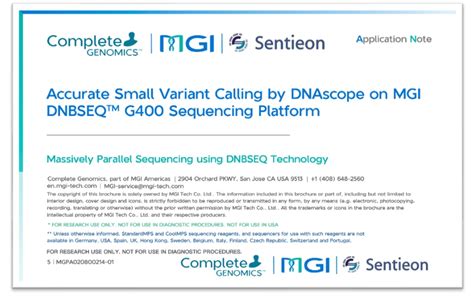 Sentieon Has Released The Dnascope Mgi Wes Model Assist Complete