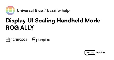 Display Ui Scaling Handheld Mode Rog Ally Universal Blue