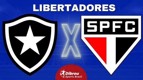 BOTAFOGO X SÃO PAULO AO VIVO LIBERTADORES DIRETO DO NILTON SANTOS