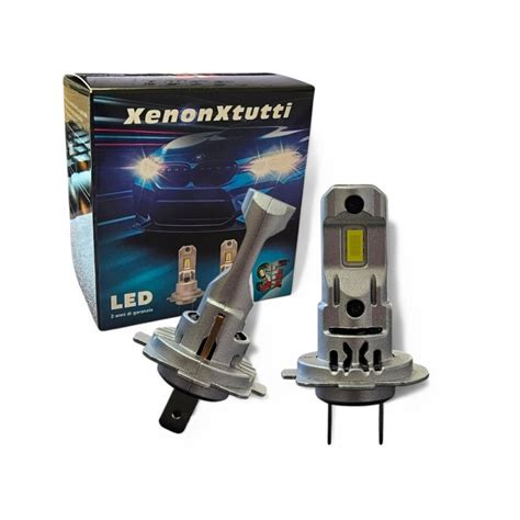 Revolution H7 Short Led Bulbs With Fan 6000k Canbus Same Size As Original