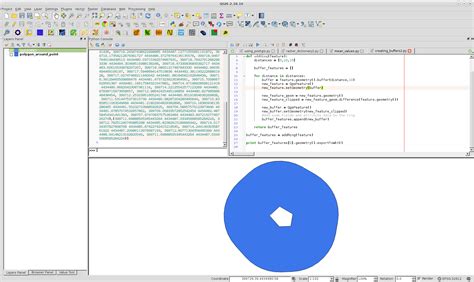 Ring Buffer Code Not Working With Pyqgis Geographic Information