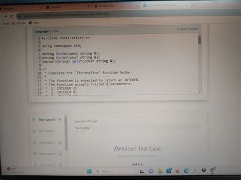 Nandini Mate On Linkedin Codingchallenge Problem Cprogramming