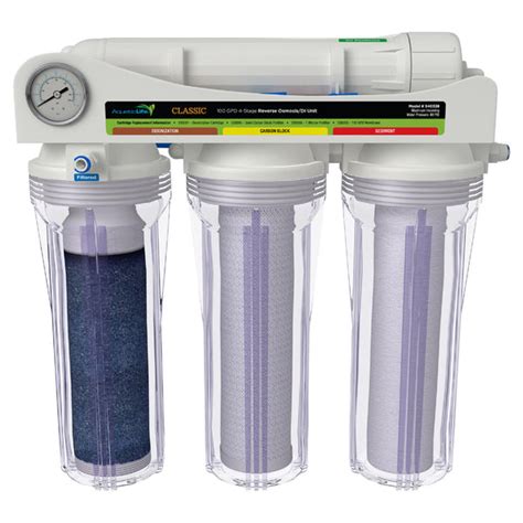 Classic 100 Gpd 4 Stage Reverse Osmosisdeionization System