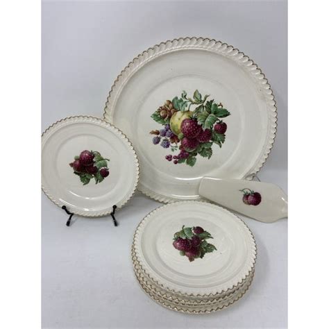 Harker Pottery Cake Plate Etsy