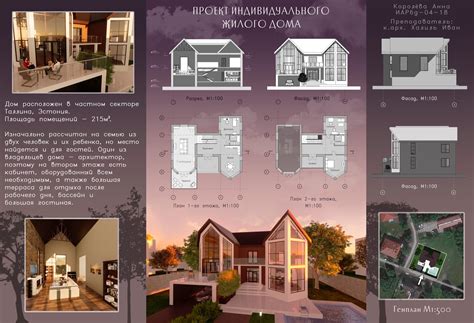 Готовый архитектурный проект частного дома