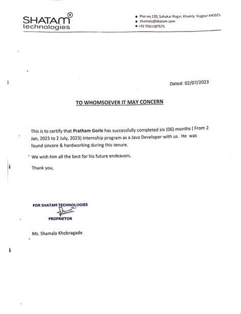 Pratham Gorle On Linkedin Javadeveloper Java Growth Internshipexperience