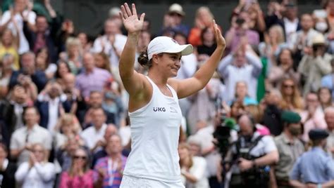 Wimbledon 2021 World No 1 Ashleigh Barty Beats Karolina Pliskova To