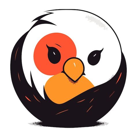 Premium Vector Cute Cartoon Doodle Bird Vector Illustration Isolated