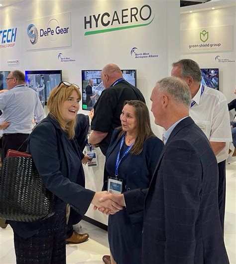 Great To Host Sarah Jones Mp With Paula Gill Today At The Farnborough International Airshow On