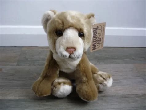 Bnwt Natural World Soft Plush Lioness Lion Cub 443113 Wild Cat Toy 11