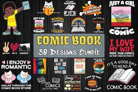 Comic Book Bundle 20 Designs By Pecgine Thehungryjpeg