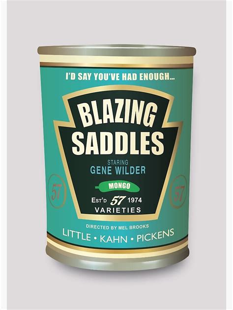 Blazing Saddles Alternative Movie Poster Premium Matte Vertical