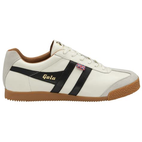 Buy Gola Mens Harrier Elite Trainers In Off Whiteblack Online At Gola