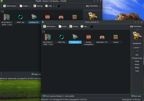 Gui Looks Uglier Compared To Polymc And The Icon Is Gone · Issue 388