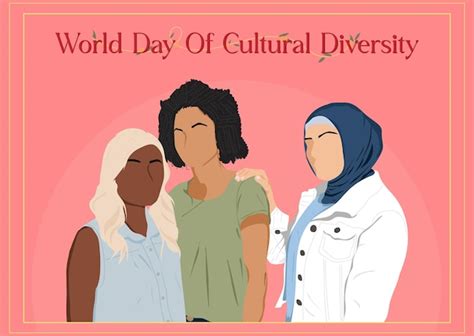 Premium Vector World Day For Cultural Diversity