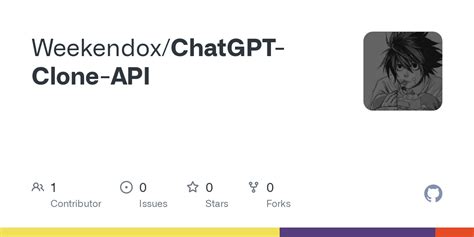 Github Weekendox Chatgpt Clone Api