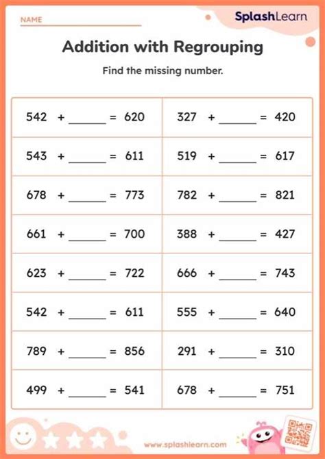 3rd Grade Math Regrouping Worksheets Pin On Fractions Worksheets