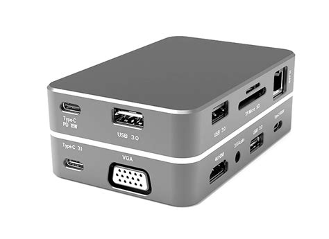 Type C Hub扩展坞，usb Type C方案，type C转换器生产厂家 东莞先邦电子科技