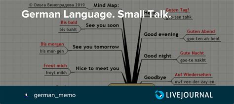 German Language Small Talk German Memo — Livejournal