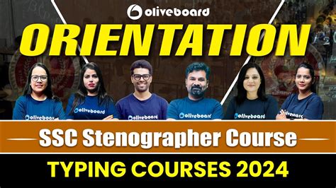 Ssc Stenographer Course With Typing Courses 2024 Orientation Class