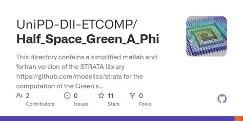 Github Unipd Dii Etcomp Half Space Green A Phi This Directory Contains A Simplified Matlab