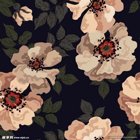 小碎花设计图 花边花纹 底纹边框 设计图库 昵图网