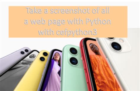 Take A Screenshot Of A Full Web Page With Python Python Programming