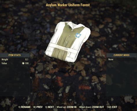 Asylum Worker Uniform Forest Id 191208241 Playerauctions