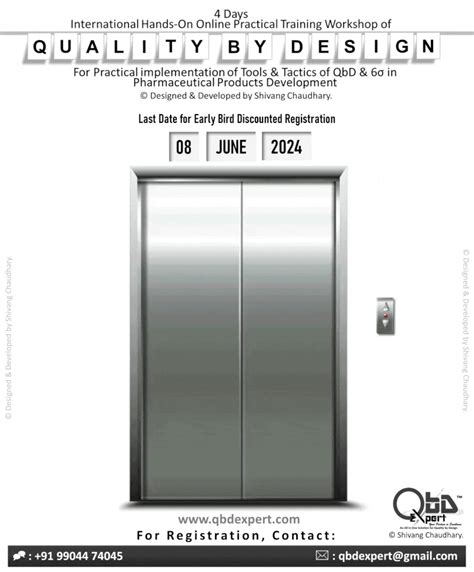 Formulation Process Qbd Doe Qbd Spc Practical Training Workshop Solid Orals Liquid