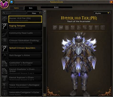 A Preview Of Hunter Primalist Tier Sets In Dragonflight News Icy Veins