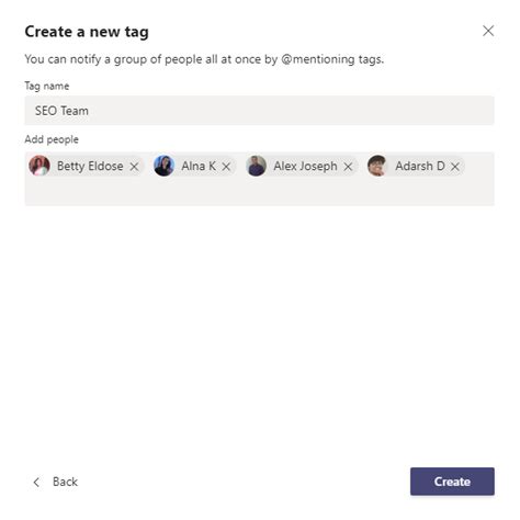 how to use tags in microsoft teams