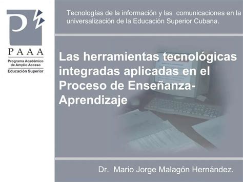 PPT Tecnolog As De La Informaci N Y Las Comunicaciones En La