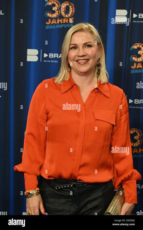 Moderatorin Aleksandra Bechtel Kommt Zur Veranstaltung 30 Jahre Tv Filmproduktionsgesellschaft