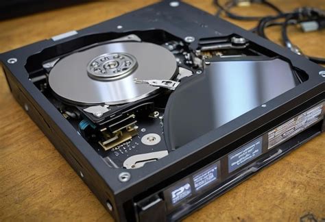 Premium Photo The Abstract Image Of Inside Of Hard Disk Drive On The