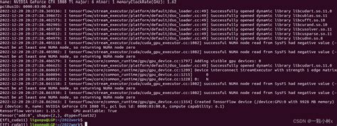 tensorflow1 搭建cuda11 cuda11 1对应tensorflow csdn博客