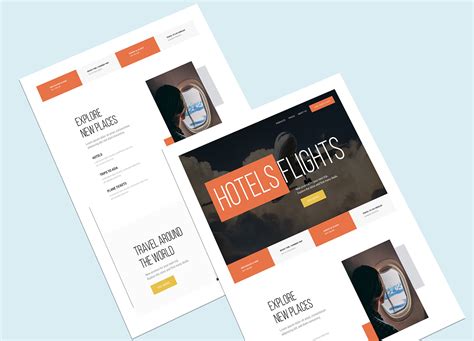 Travel Agency Landing Page Design On Behance