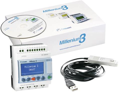 Logic Controller Crouzet Millenium 3 Smart Xd10 S 88974142 24v Dc