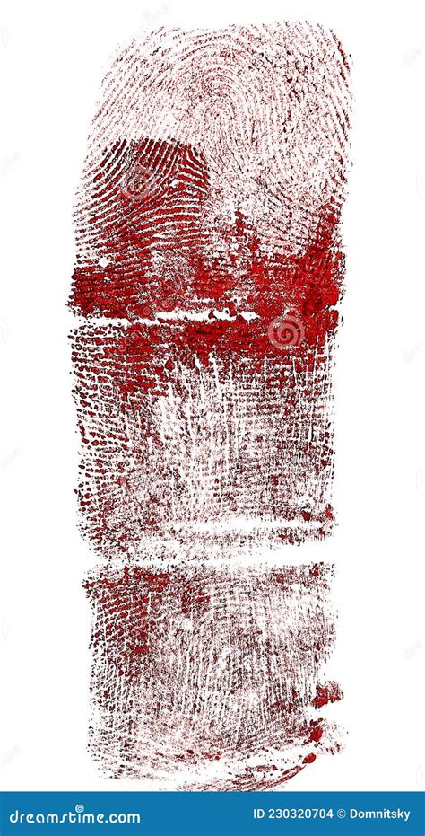 白色背景中食指的红色指纹 血指纹 真指纹顶视图 库存照片 图片 包括有 抽象 身分 版本记录 230320704