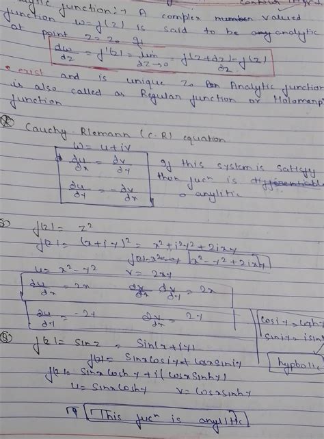 Analytical Function Lectures Notes Mathematics Elective And Also