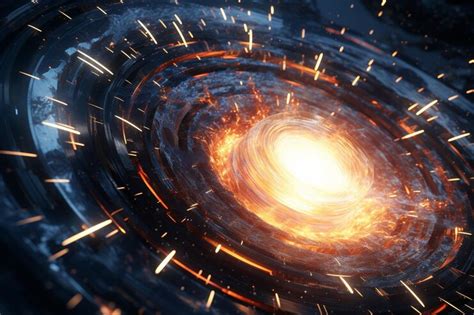 Premium Ai Image Accelerating Particles In A Particle Collider Octa