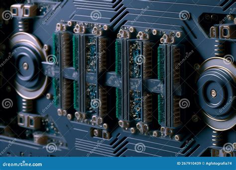 Microelectronics Engineer Designing New Chips Royalty Free Stock