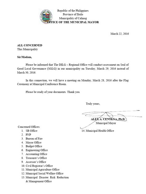 Sglg Letter Pdf