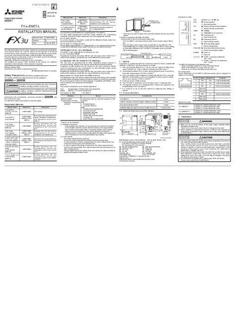 Mitsubishielectric FX3U ENET L