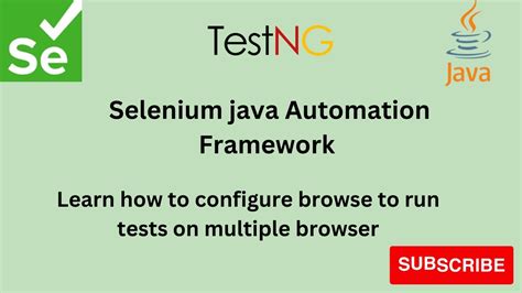 Part 5 How To Run On Cross Browser Selenium Automation Framework Youtube