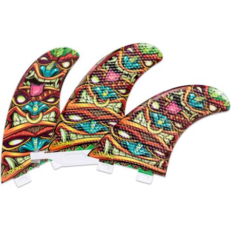 3d Fins Fcs 21 Fin Surfboard Set The Wave Shack