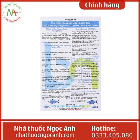 Dầu cá Healthy Care Fish Oil 1000mg Omega 3 giá bao nhiêu mua ở đâu