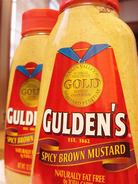 The Condiment Bible Mustard Guldens Spicy Brown Mustard
