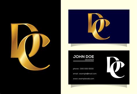 Monogram Letter Dc Logo Design Vector Graphic By Makhondesign