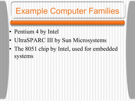 Example CPU Chips