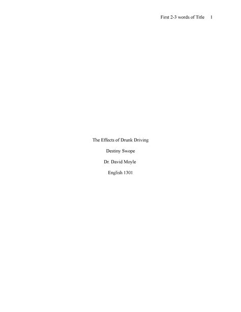 Pathos Ethos Logos Essay The Effects Of Drunk Driving Destiny Swope Dr David Moyle English